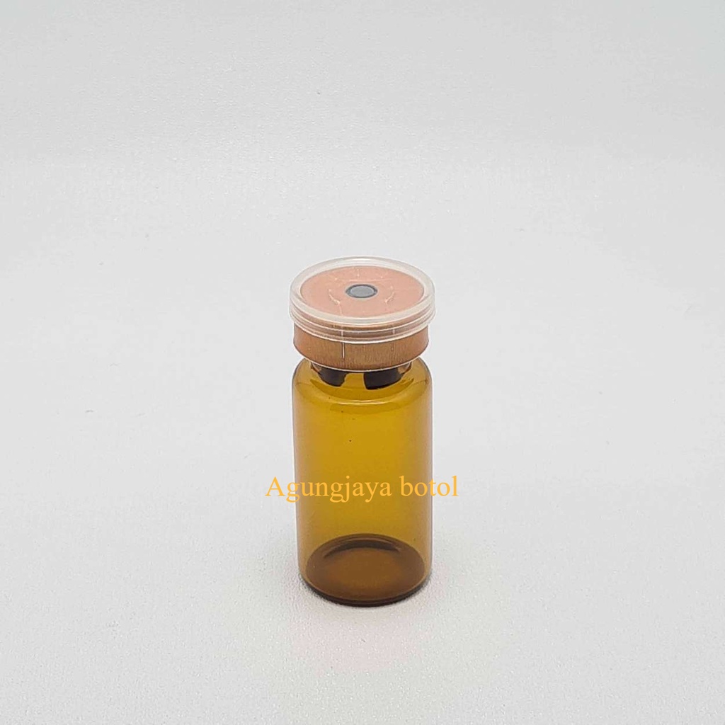 Jual Botol Kaca Vial 8 Ml Amber Original / Botol Kaca / Botol Kaca Vial ...