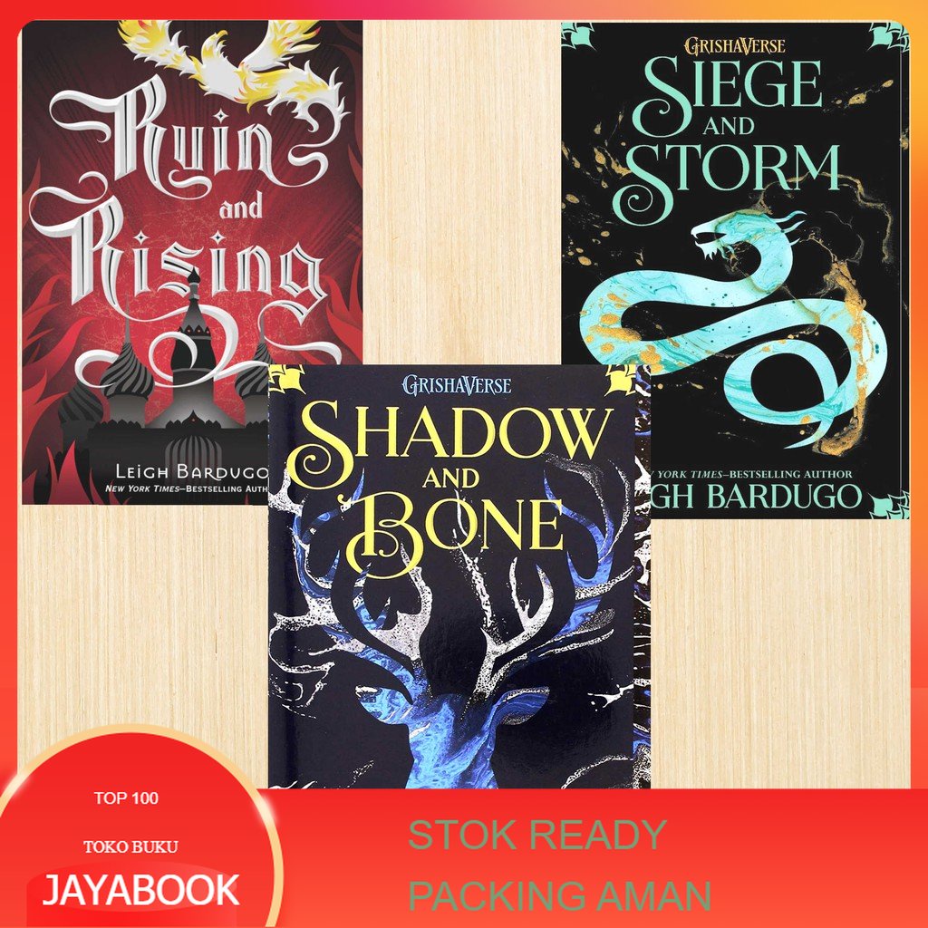 Jual The Grisha Series Trilogy LEIGH BARDUGO ( Shadow and Bone, Ruin and Rising, Siege and Storm ...