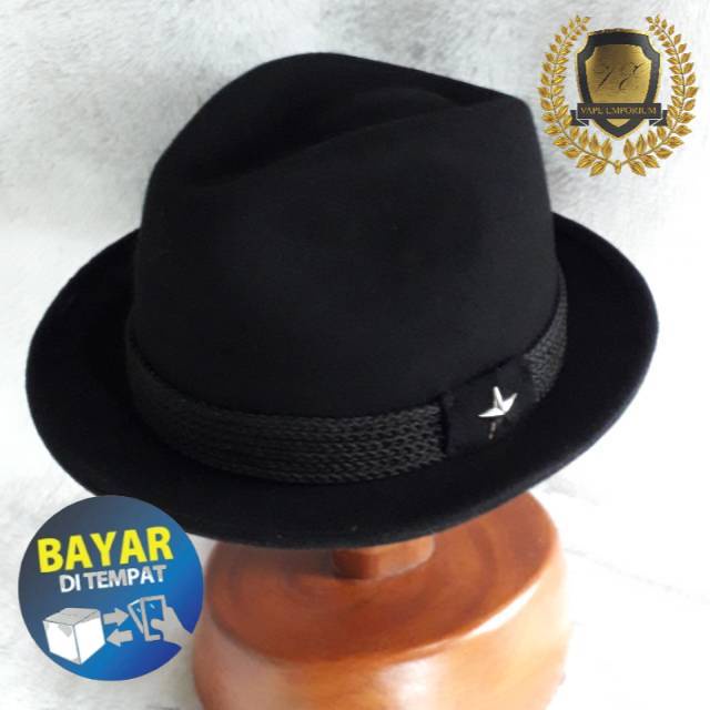 Jual TOPI FEDORA BINTANG BAHAN LAKEN 100% ORIGINAL | Shopee Indonesia