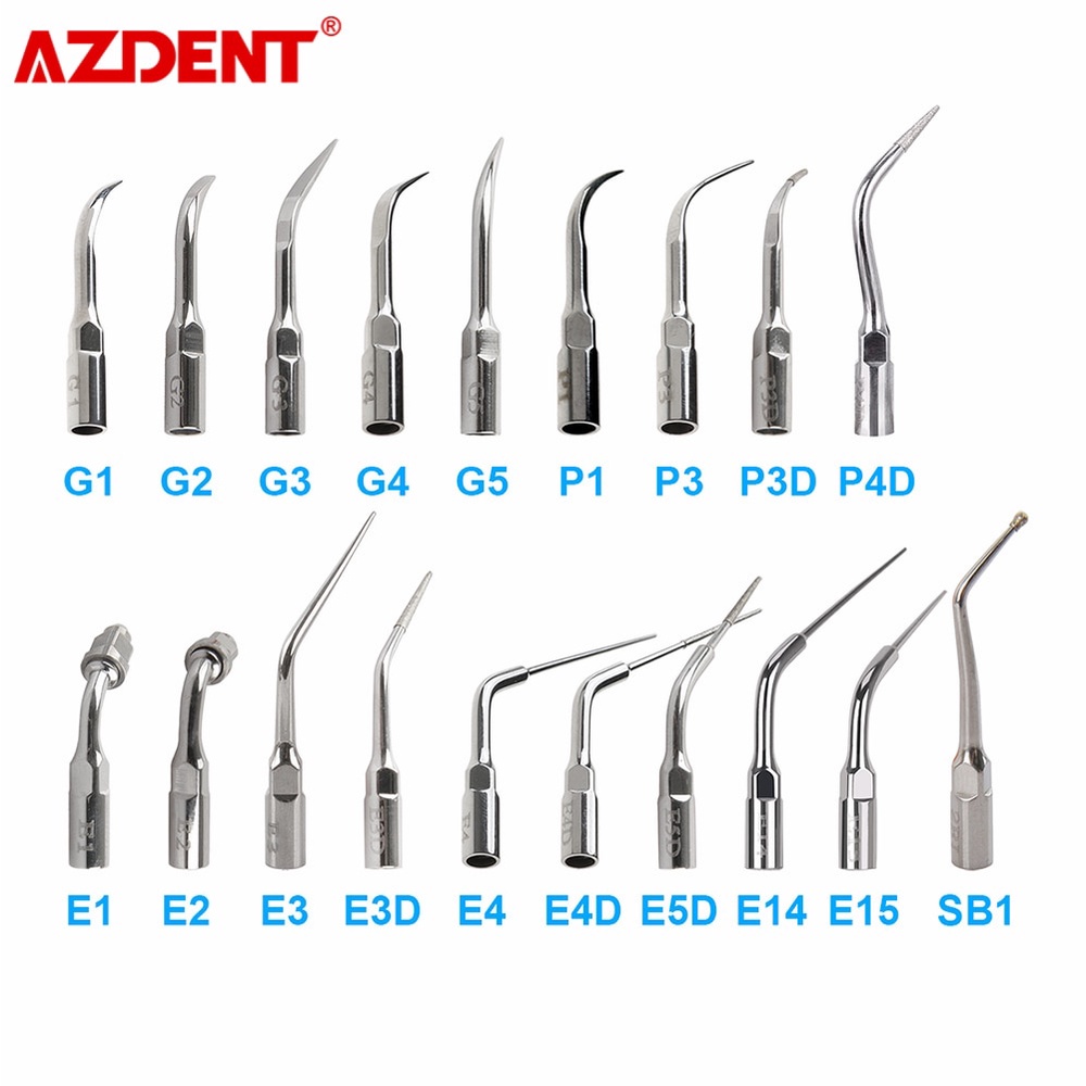 Jual PREORDER AZDENT 1pc Dental Scaler Tips Scaling Periodontics Endodontics Tip G P E For EMS ...