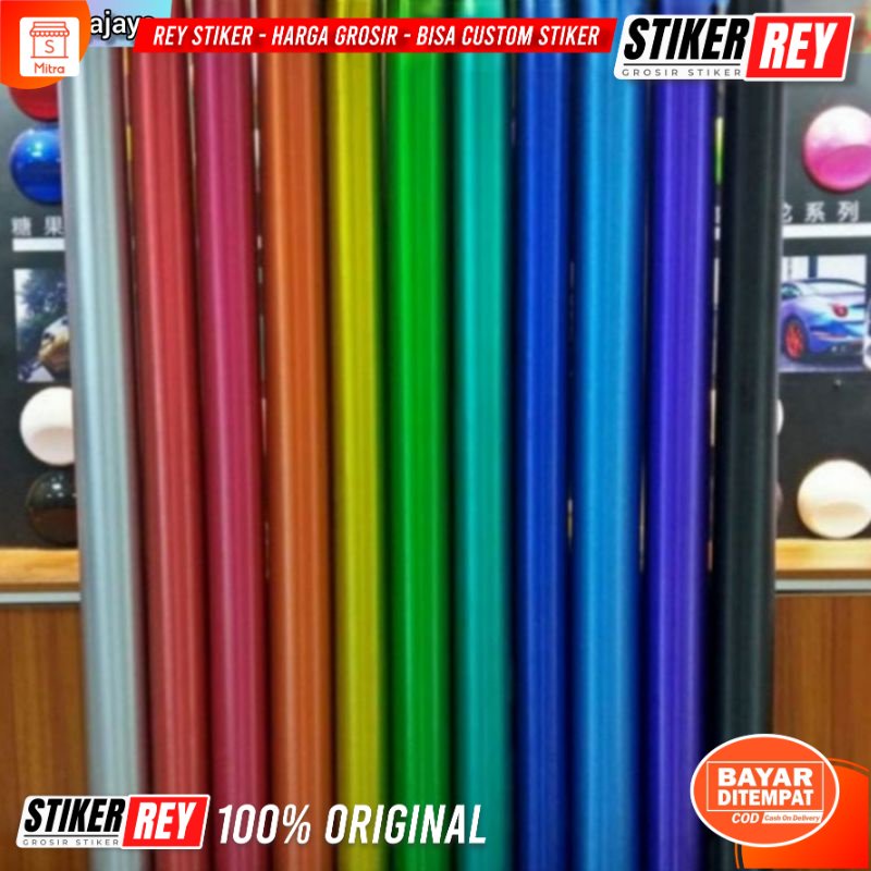 Jual STIKER MOTOR DOP MATT CROME SATIN LEBAR152CM x PANJANG50CM BEST ...