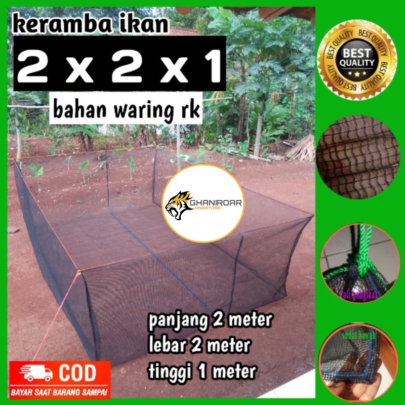 Jual Jaring keramba ikan 2x2x1 Hapa Jaring kotak Apung Ikan Siap pakai ... Jual Jaring keramba ikan 2x2x1 Hapa Jaring kotak Apung Ikan Siap pakai ...