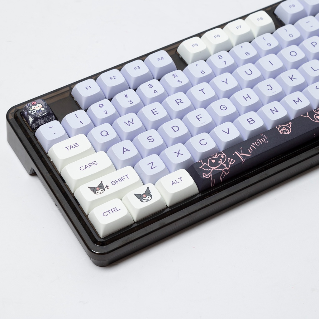 Jual 146 Keys Sanrio Kuromi Keycaps PBT XDA Profile Dye Sublimation ...