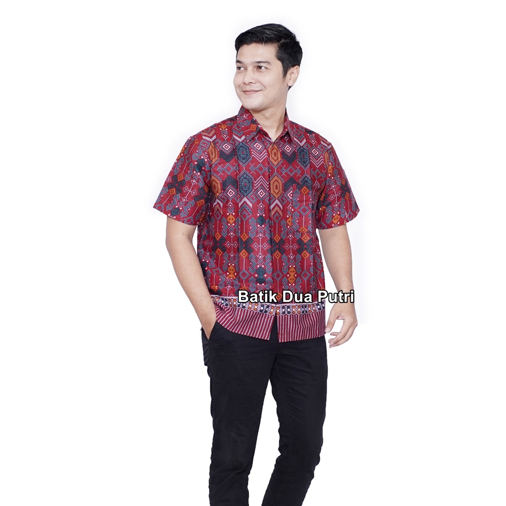 Jual Batik Wanita Pria Couple Seragam Motif elegant Modern Batik Dua ...