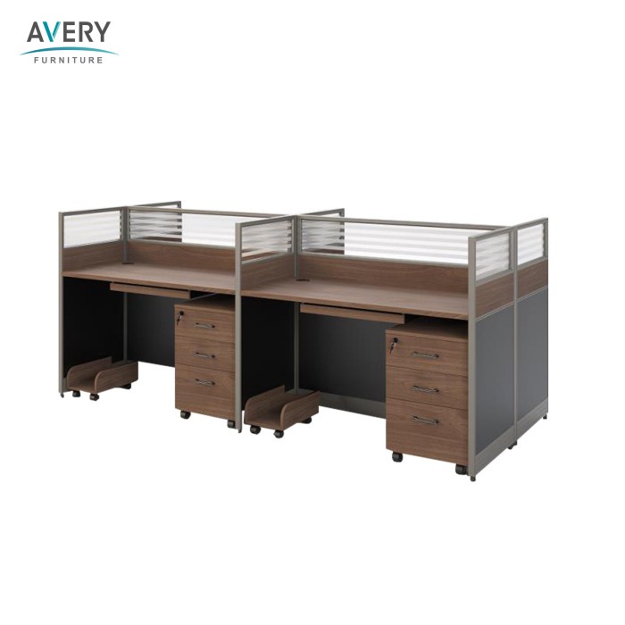 Jual Avery - WS 002 4S - Office Desk / Meja Kerja Partisi / Meja Kantor ...