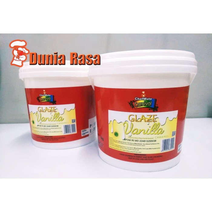 Jual Chefmate Glaze Vanilla 1kg (Gratis MRJELLY Ekonomis 1 Sachet ...