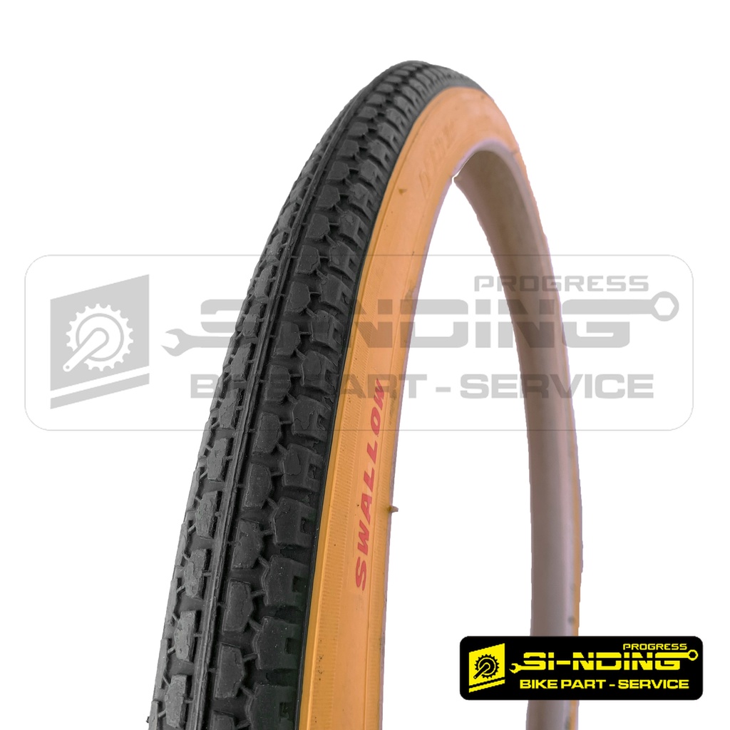Jual Ban Luar Swallow Delitire 26 X 1.75 1,75 175 S-141 Hitam List Kuning Tanwall Gumwall Sepeda ...