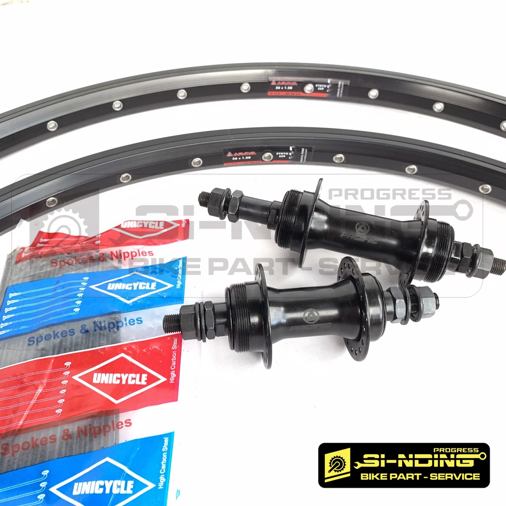 Jual Wheelset 26 Inch Sepeda MTB Federal Etrto 559 Rims Araya TM620 HFH ...