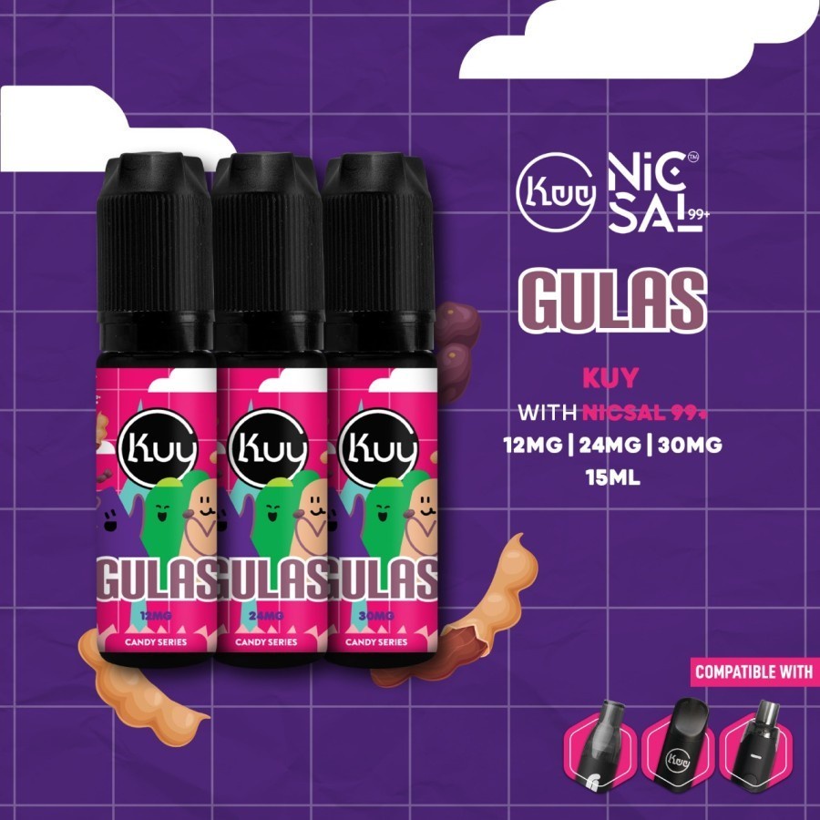 Jual LIQUID KUY GULAS PERMEN TAMARIN ORIGINAL 15ML LIQUID SALTNIC ...
