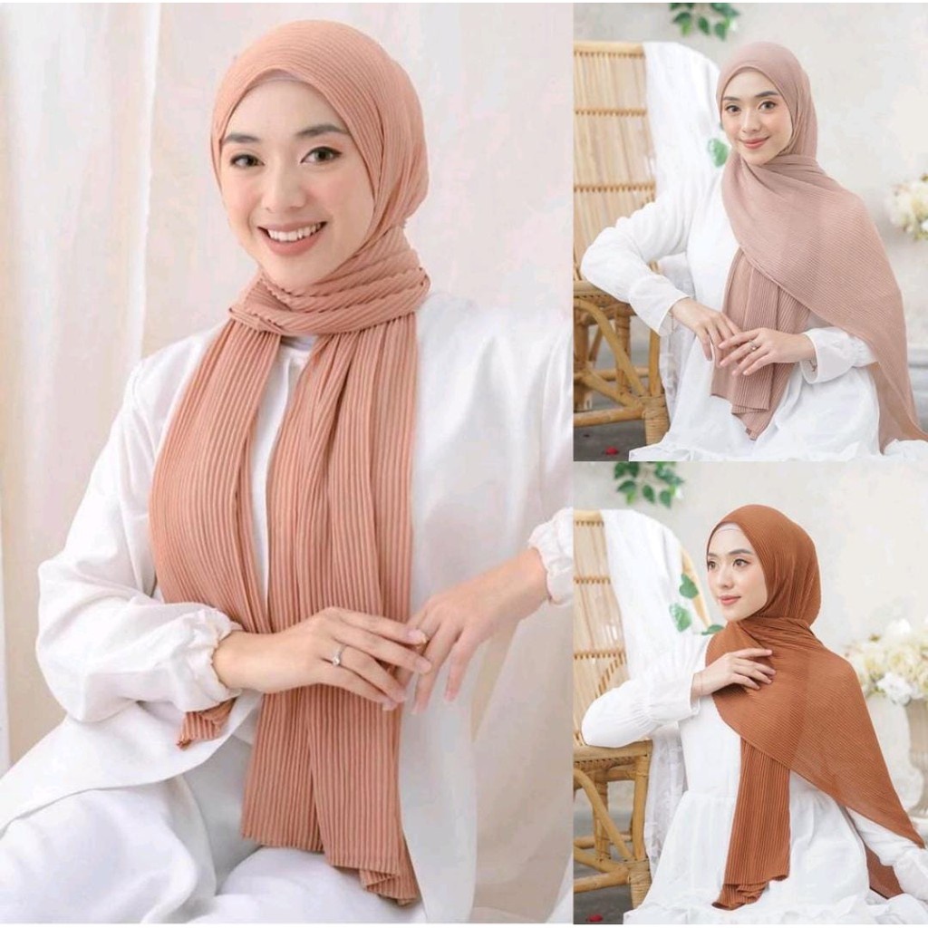 Jual PASHMINA PLISKET CERUTY BABY DOLL | HIJAB PASMINA CERUTY | JILBAB PASHMINA CERUTY BABYDOLL ...