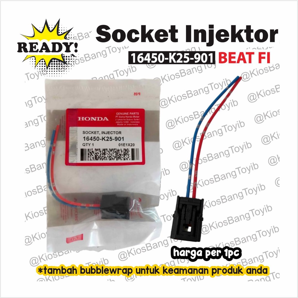 Jual Socket Soket Injector Injektor Honda Beat FI Vario FI (16450-K25 ...