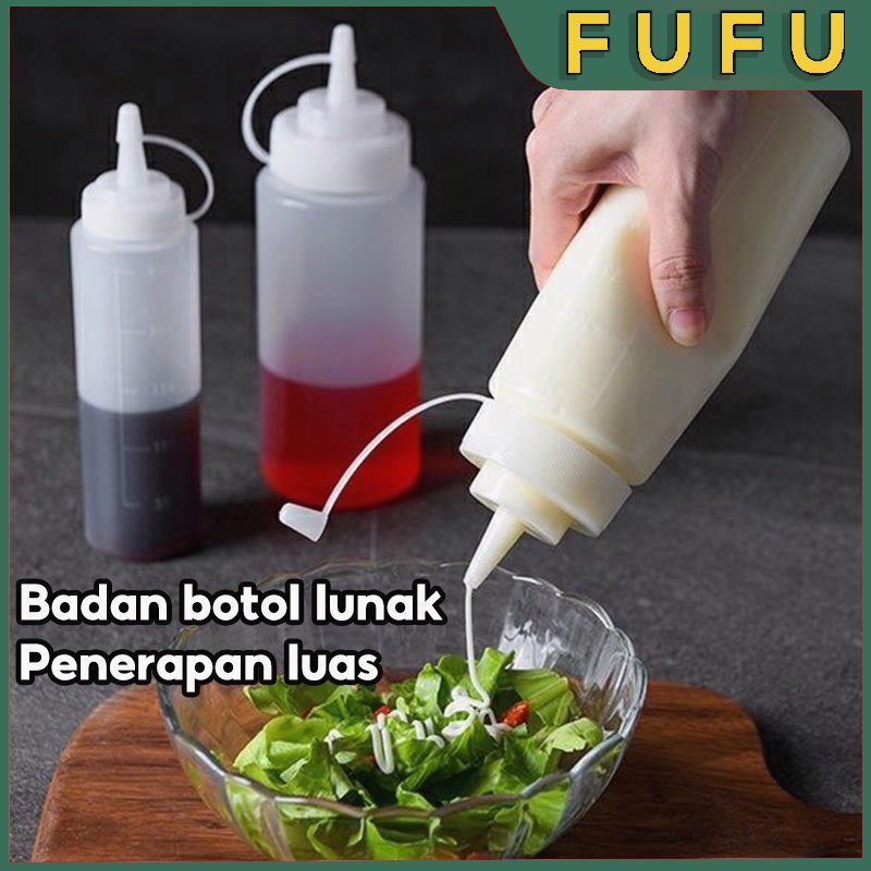 Jual FUFU botol squize saus / botol saus dapur rumah tangga / botol ...