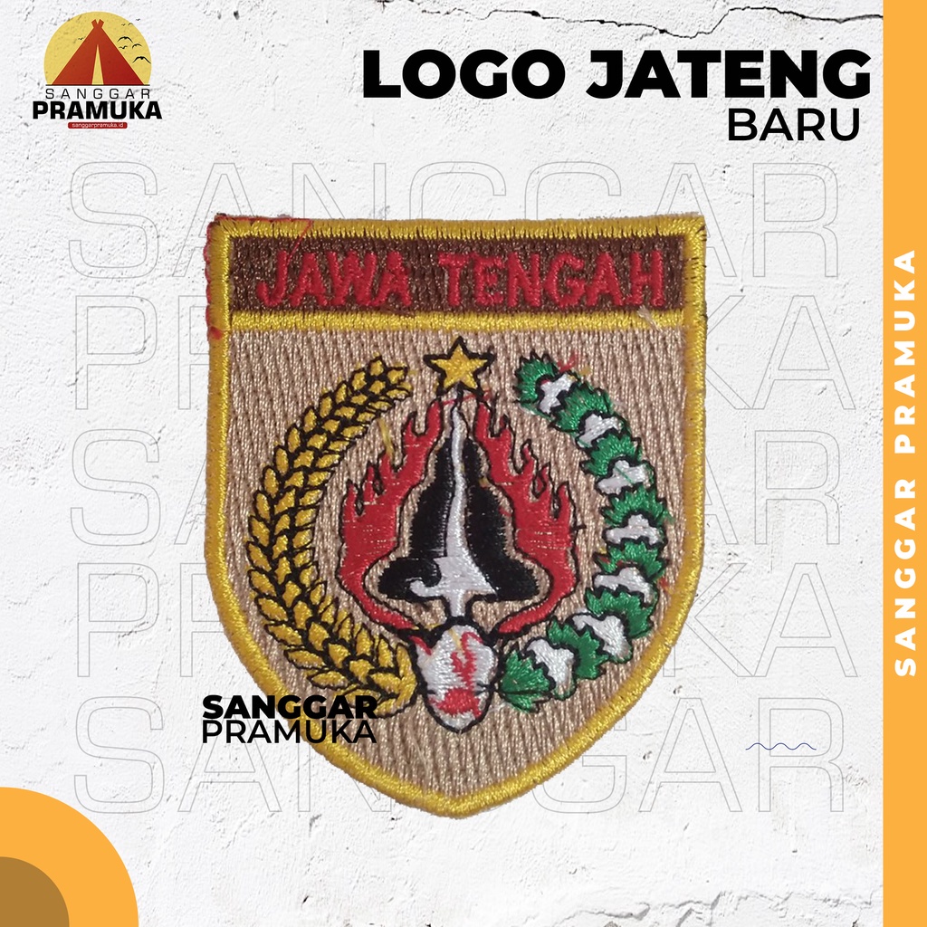 Jual Logo Jawa Tengah Baru / Kwarda Jateng Baru / Badge Jateng Baru ...