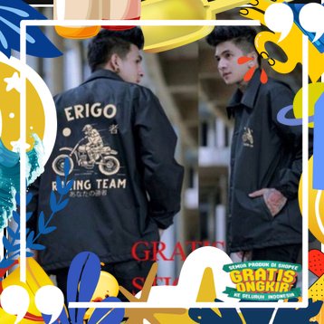 Jual Jaket Coach Erigo // Jaket Pria Coach // Sweater jacket bandung ...