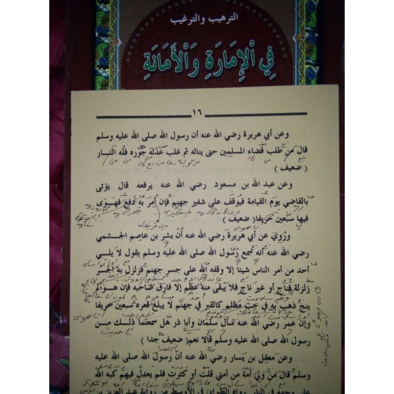 Jual kitab at tarhib wa targhib fil imaroh wal amanah makna petuk ...