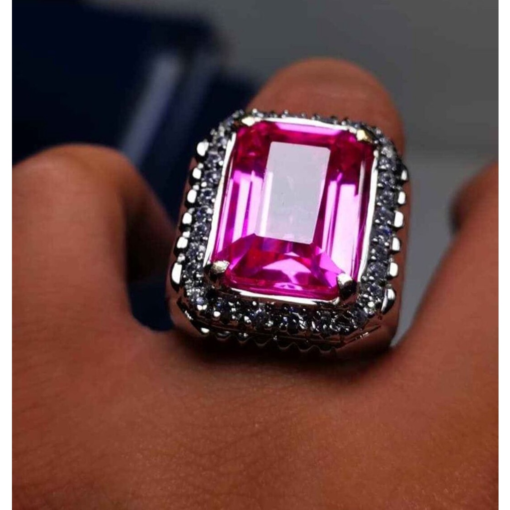 Jual Batu permata pink topaz beserta memo | Shopee Indonesia