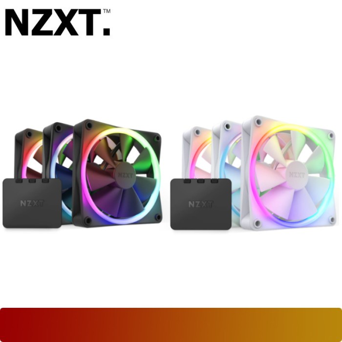 Jual NZXT F120 RGB Triple Pack | 3 x 120mm RGB Fans & Controller ...