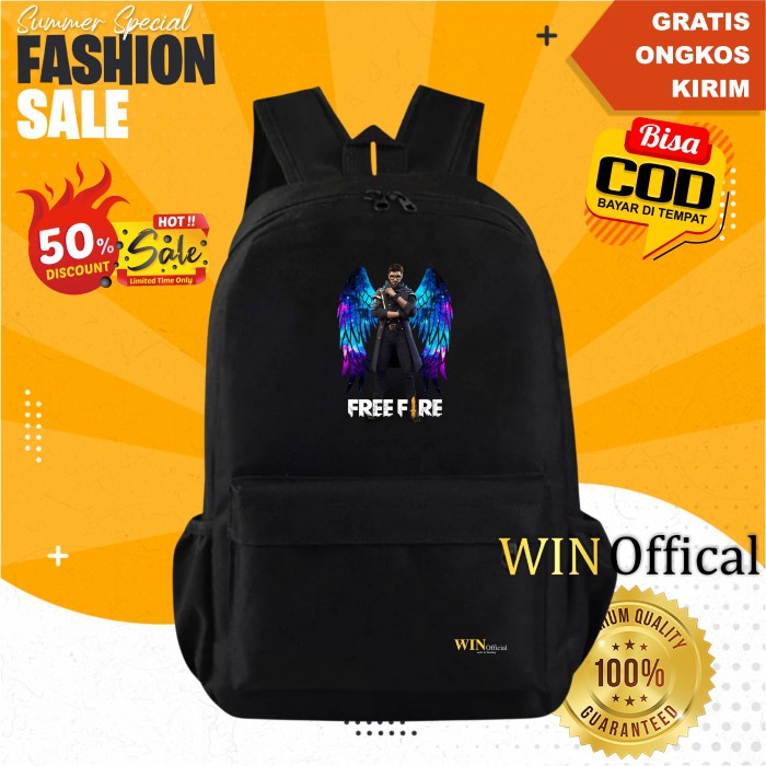 Jual Tas ff Anak Sekolah Laki Laki Kekinian Tas Freefiree Anak Evos WIN ...