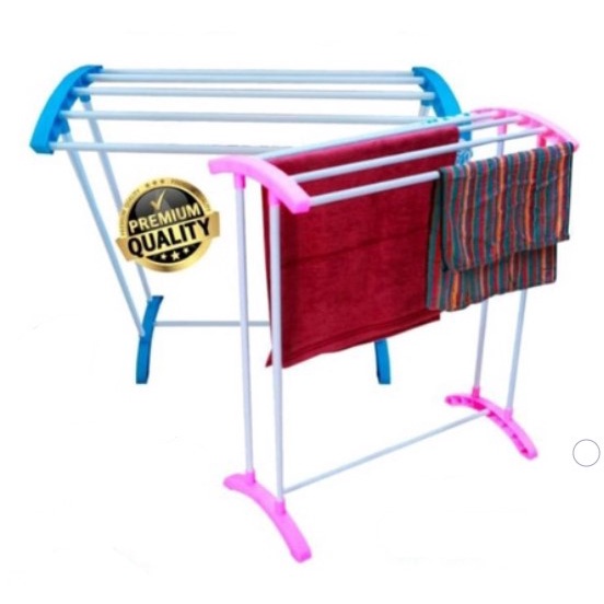 Jual Jemuran Handuk Plastik Portable / Rak Berdiri Gantungan Jemuran ...
