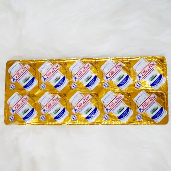 Jual ELLE & VIRE Butter Unsalted 10 gr x 10pcs | Shopee Indonesia