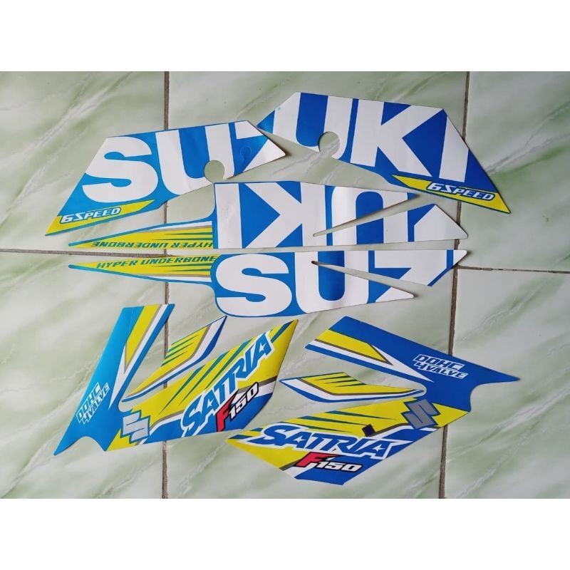 Jual Striping sticker lis body suzuki satria fu f 150 led injeksi moto ...