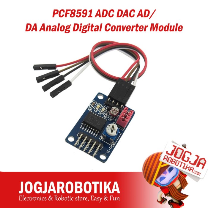Jual PCF8591 ADC DAC AD/DA Analog Digital Converter Module | Shopee ...