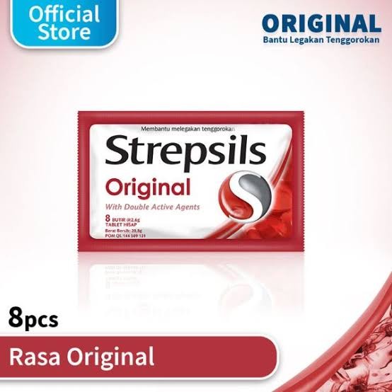 Jual Strepsils Permen Pelega Tenggorokan Original 20,8 g | Shopee Indonesia