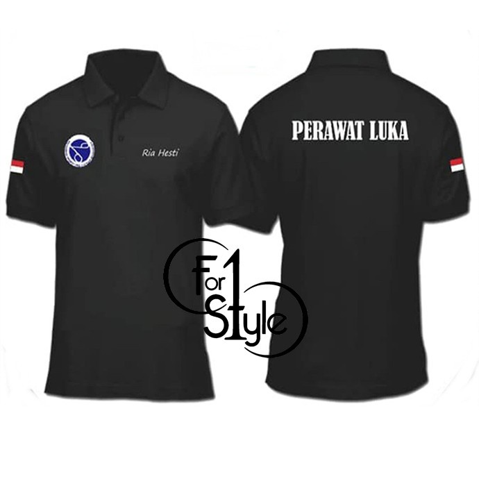 Jual Kaos Sablon POLO SHIRT PERAWAT LUKA INDONESIAN WOUND CARE KAOS ...