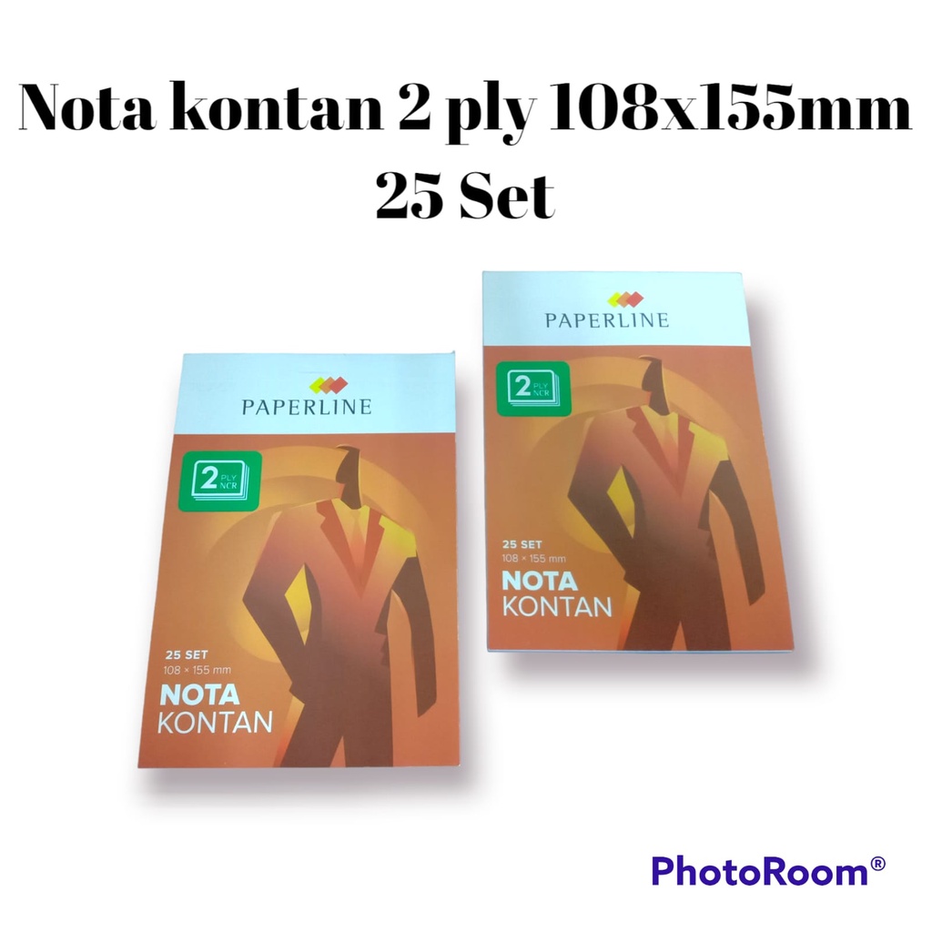 Jual BUKU NOTA KONTAN PAPERLINE UKURAN KECIL 2 PLY ISI 25 SET NK K2 NCR ...