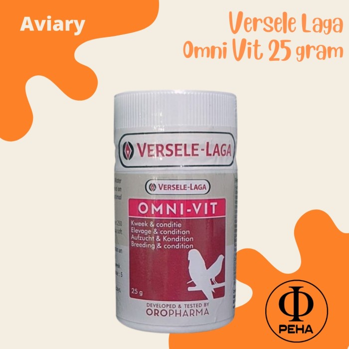 Jual Versele Laga Omni Vit 25 gr Vitamin Burung OmniVit Vitamin Parrot ...