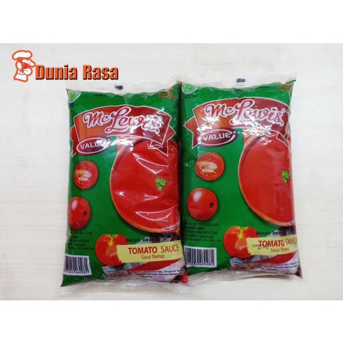 Jual Mc Lewis Tomato Sauce 1kg (Gratis MRJELLY Ekonomis 1 Sachet ...