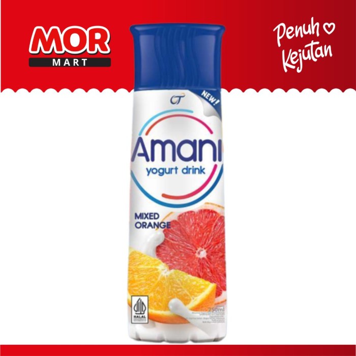 Jual Amani Yogurt Drink Mixed Orange 250ml | Shopee Indonesia