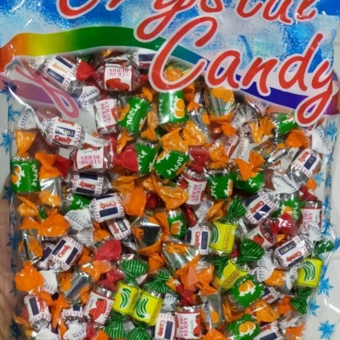 Jual permen rasa varian buah 500 gram/candy mix fruit 500 gr/kimono ...