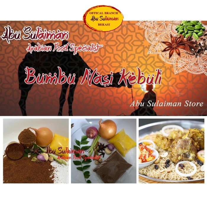 Jual Bumbu Nasi Kebuli Abu Sulaiman Khas Arab 50 gr | Shopee Indonesia