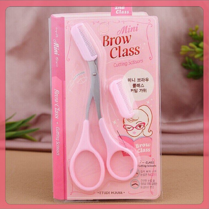 Jual New Gunting Alis Mata Mini Brow Class Cut Cutting Eyebrow Trimmer ...