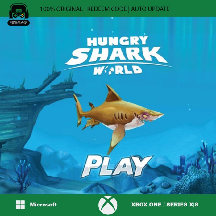 Jual hungry shark Xbox One Series X|S Original Redeem Code Game ...