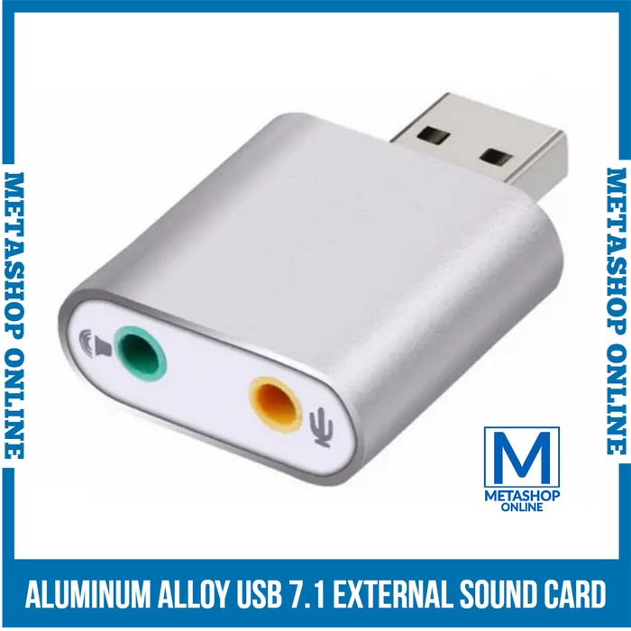 Jual USB 7.1 Channel External Sound Card Converter Adapter 3.5 mm Jack Mic | Shopee Indonesia