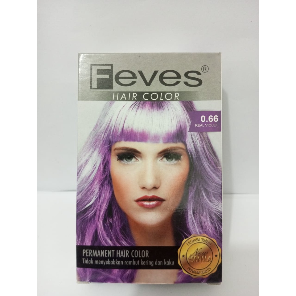 Jual Cat Rambut Feves Color 40ml | Shopee Indonesia