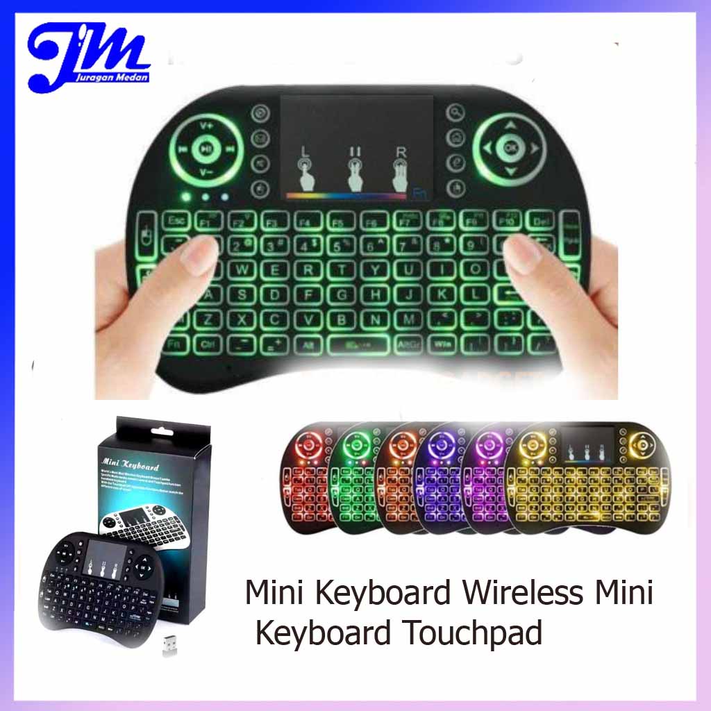 Jual Keyboard i8 Mini Keypad Wireless Touchpad For PC Android TV ...