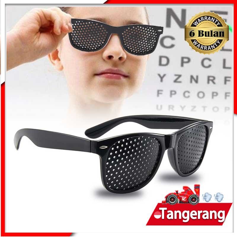 Jual Kacamata Terapi Untuk Minus Dan Silinder Pinhole Glasses Kesehatan ...