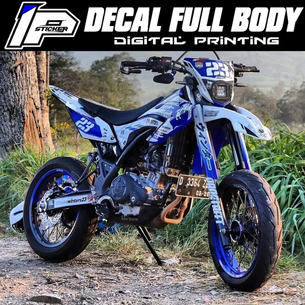 Jual Stiker Atau Decal WR155 Full Body Variasi Decal WR Supermoto ...