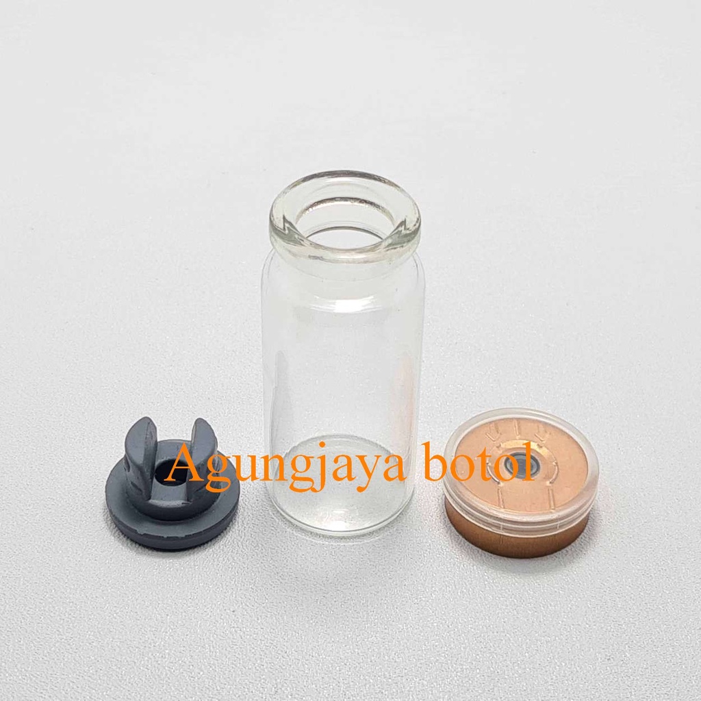 Jual Botol Kaca Vial 10 Ml / Botol Kaca / Botol Kaca Vial / Botol Kaca ...