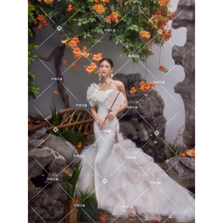 Jual Studio foto baru tema retro pakaian taman Cina baru foto ...