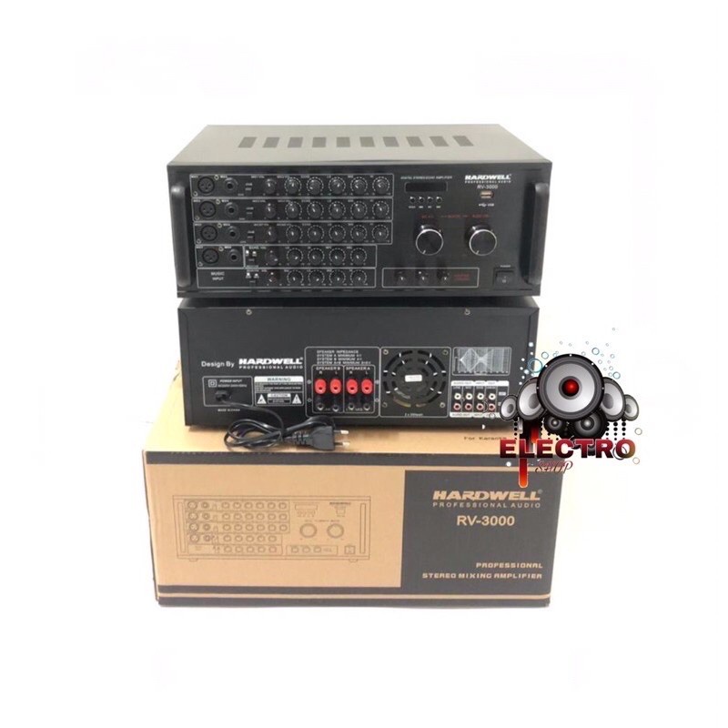 Jual Amplifier Karaoke Hardwell RV 3000 RV2000 Original ELECTRO ...