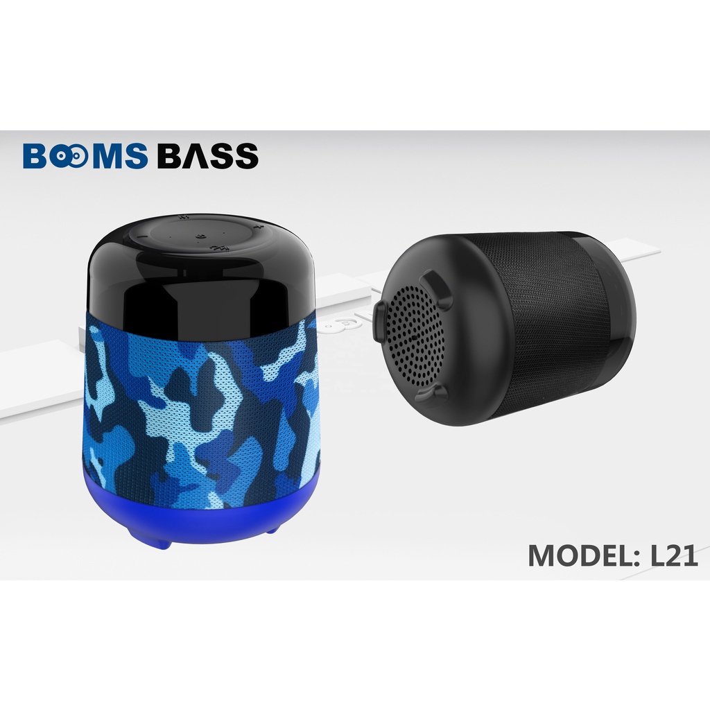 Jual BOOMS BASS L21 Portable LED Light Super Bass Wireless Bluetooth ...