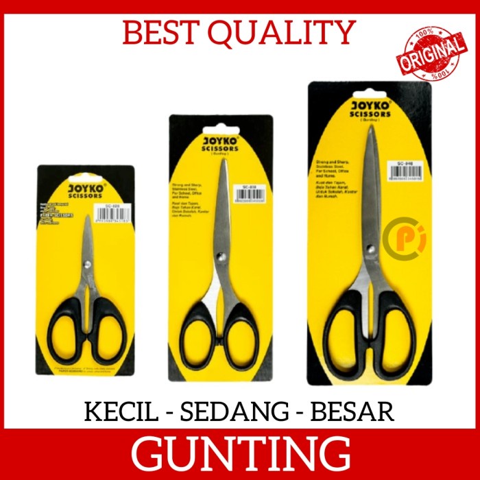 Jual JOYKO Scissors Gunting Ukuran Kecil Sedang Besar SC 828 838 848 ...