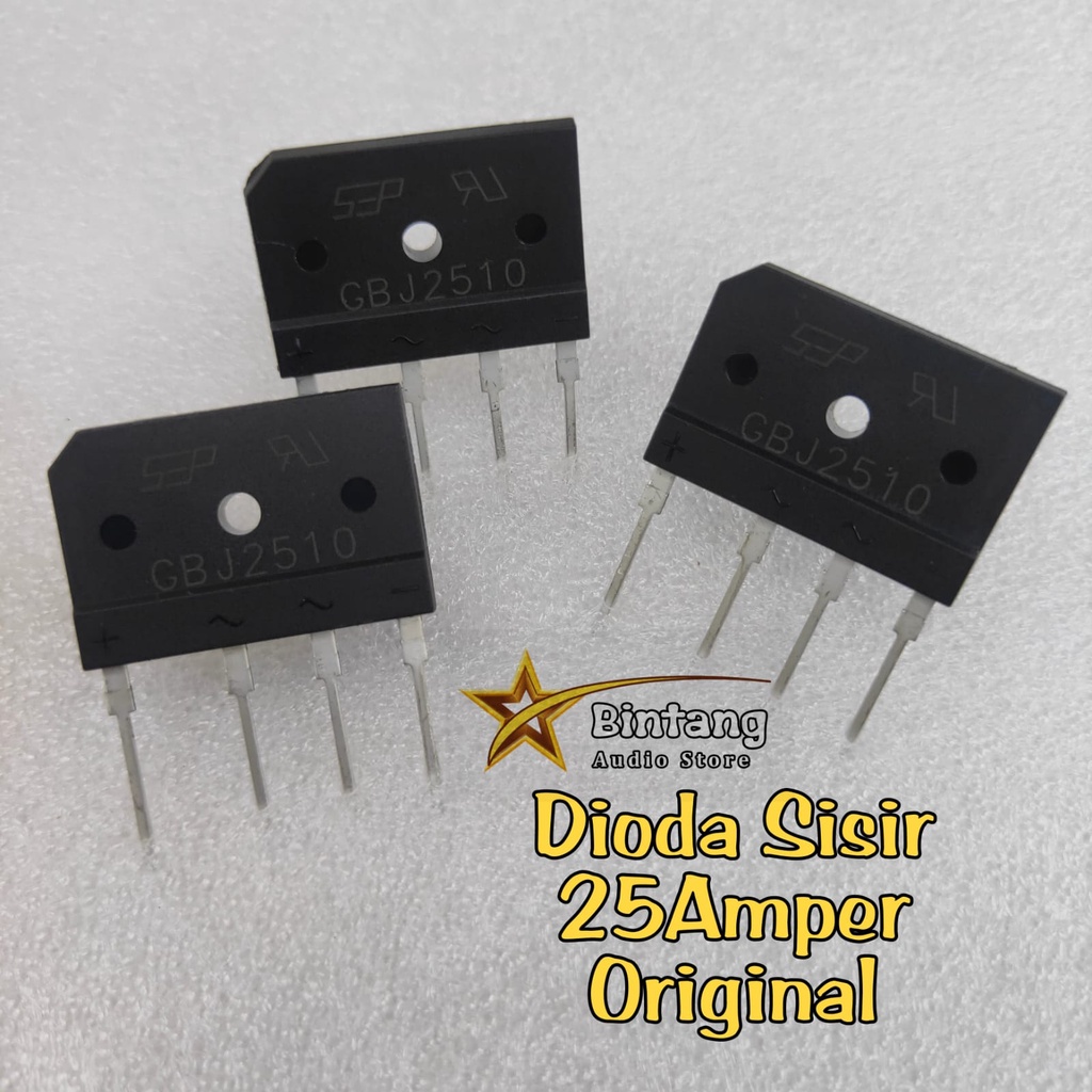 Jual Diode BRIDGE SEP 25A GBJ2510 GBJ 2510 1000V Original / Dioda Sisir ...