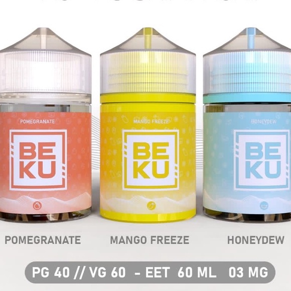 Jual LIQUID BEKU FREEBASE 60ML LIQUID BEKU FREEBASE FRUITY BEKU ...