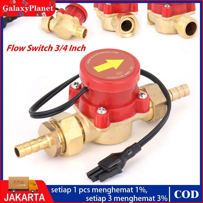 Jual Flow Switch 3/4 Inch - Otomatis Pompa Air Dorong Booster Pump/ 1/2" Otomatis Wasser Boster ...