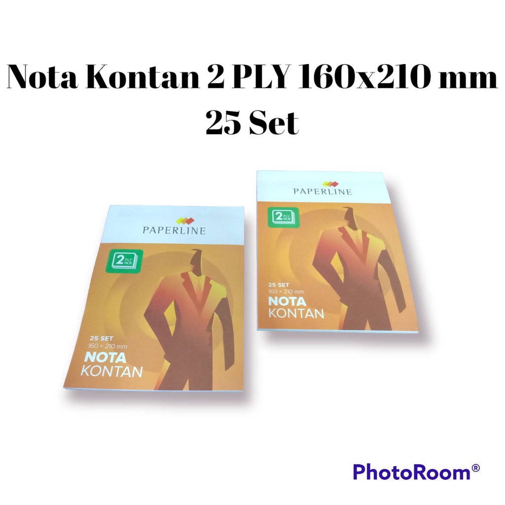 Jual BUKU NOTA KONTAN PAPERLINE UKURAN BESAR 2 PLY ISI 25 SET NK B2 NCR ...